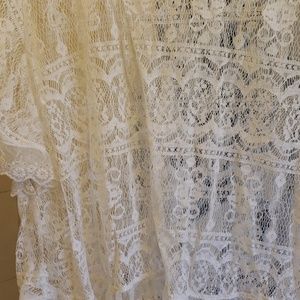 Chloe K | Tops | Lace Overshirt | Poshmark
